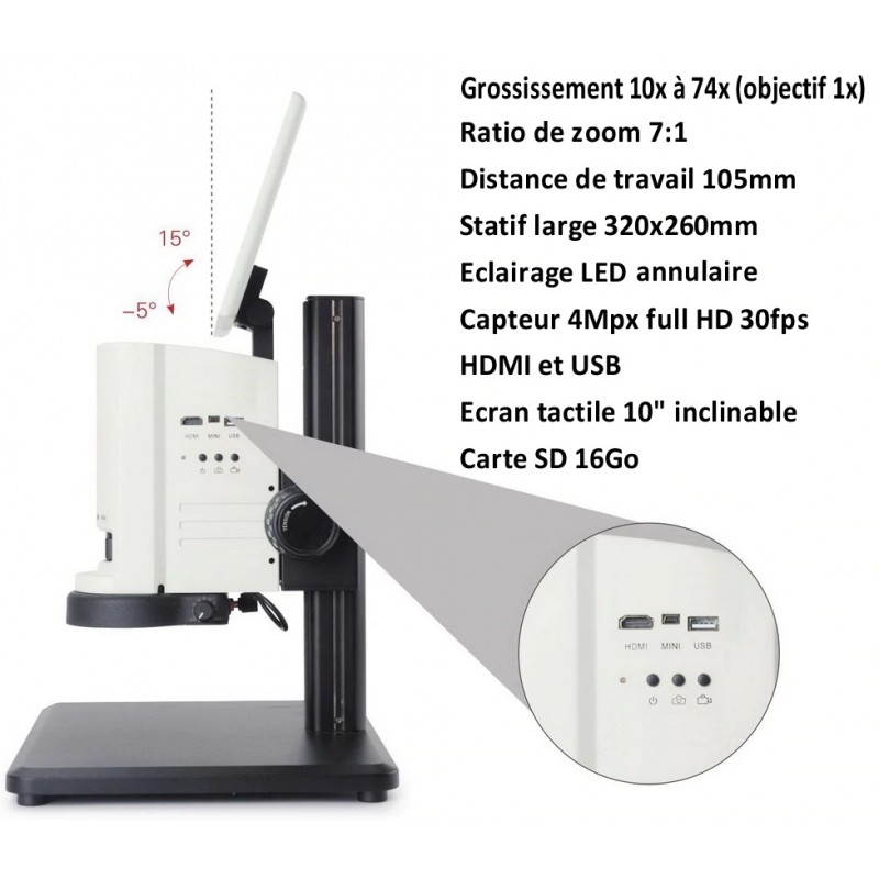 Microscope numérique Z7 HDMI